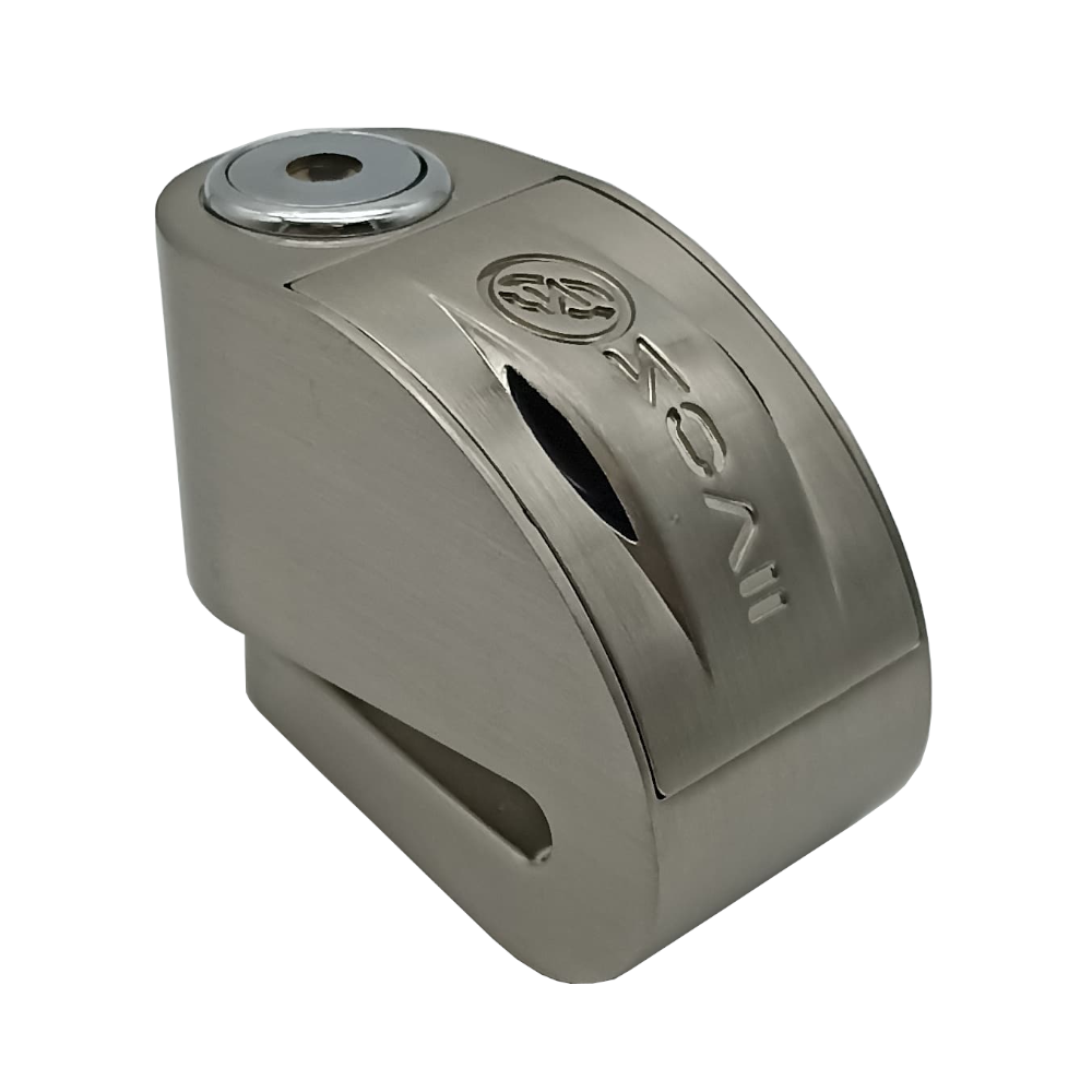 Zabezpieczenie Disc Lock z Alarmem ZOVII ZT6 - Brushed Metal | Inoparts